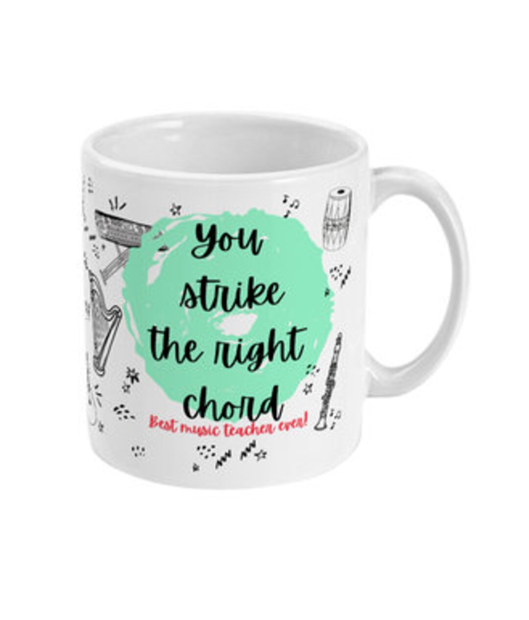 Musical Maestro Mug: Thank You Gift for Music Teacher Funny - Etsy