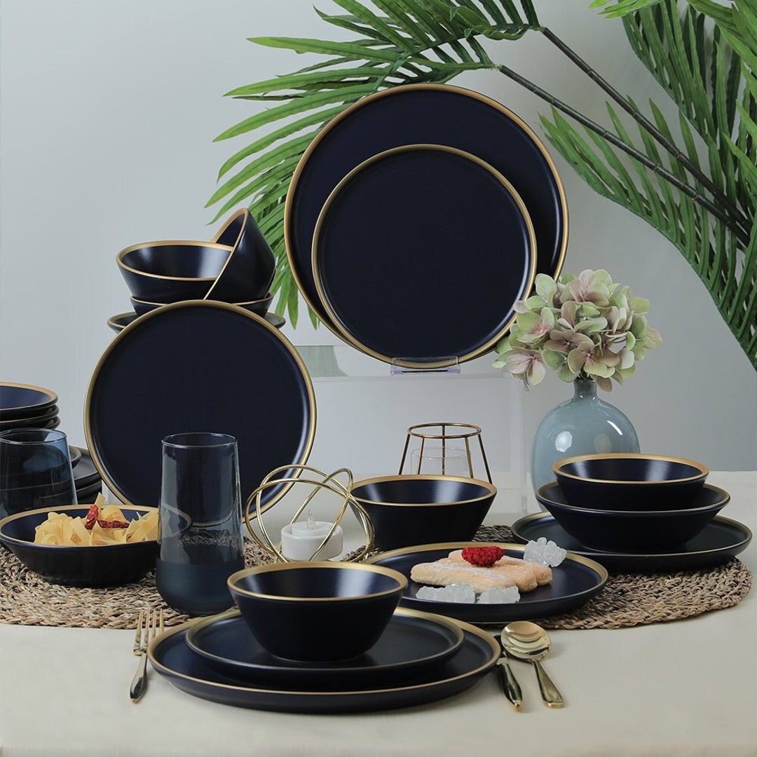 Dinnerware Sets /24 Piece Dinner Set for 6 People/ceramic Dinnerware ...