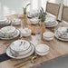 Dinnerware Set, 24 Pcs Dinnerware Set, Ceramic Dinnerware Set, Dinner ...
