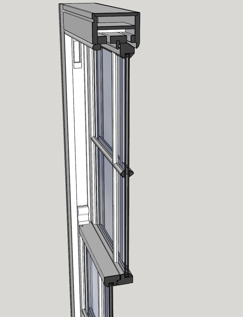PDF File Download of Bradshaw Joinery Sash Window Drrawing. - Sketch-up ...
