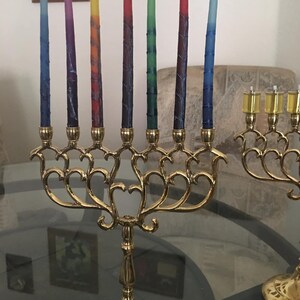 Solid Brass 7-branch Jerusalem Temple Menorah - Etsy