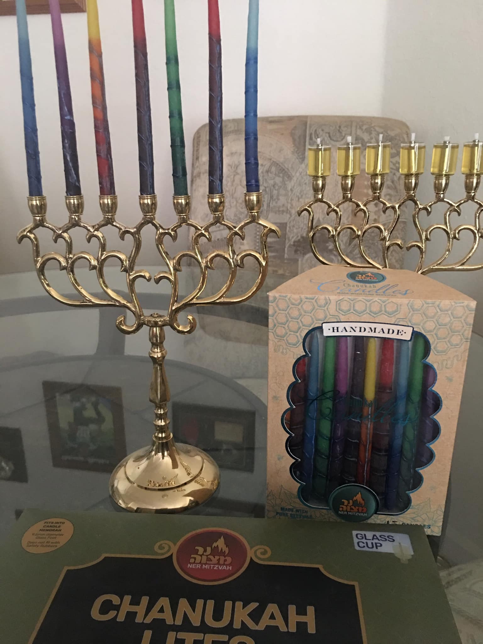 Solid Brass 7-branch Jerusalem Temple Menorah - Etsy