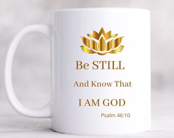 PSALM 91 MUG, Christian Coffee Mug, God is My Refuge, Scripture Mug ...