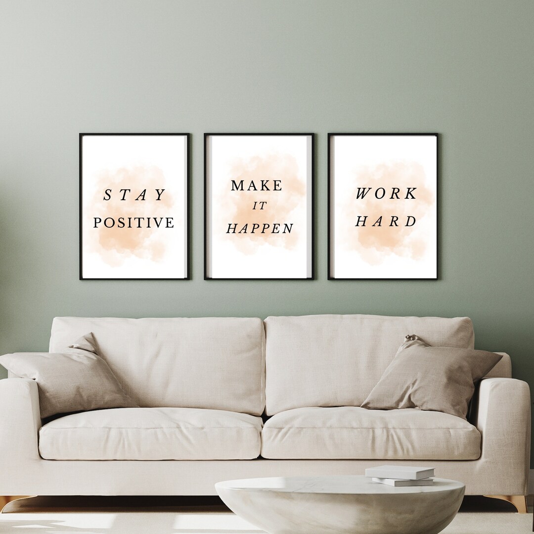Office Decor, Office Wall Art, Motivational Quote, Inspirational Quote ...