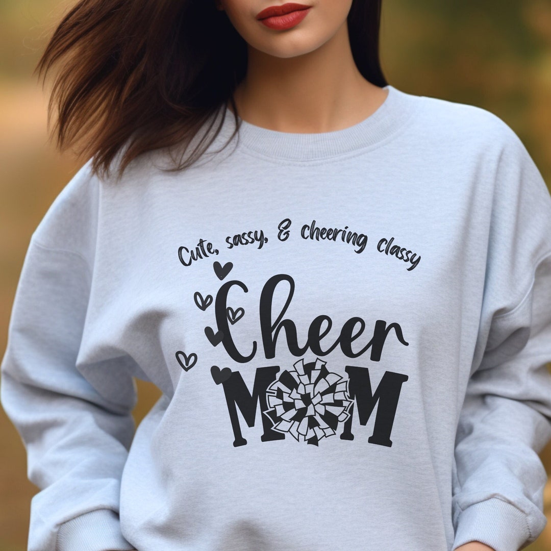Cheer Mom Sweatshirt Team Mom Gift Cheer Mom Sweater Cheer Sweatshirt ...