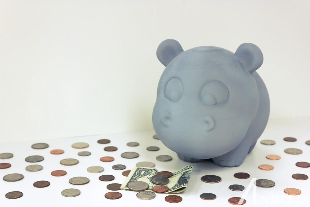 Hippo Piggy Bank Kids Room Decor Gift for Kids - Etsy