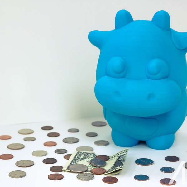 Cow Piggy Bank for Kids - Etsy