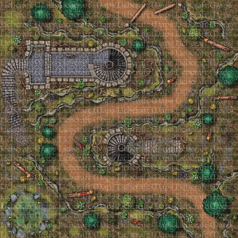 Digital Table Top Fantasy Game Battle Maps - Standard Map Collection ...