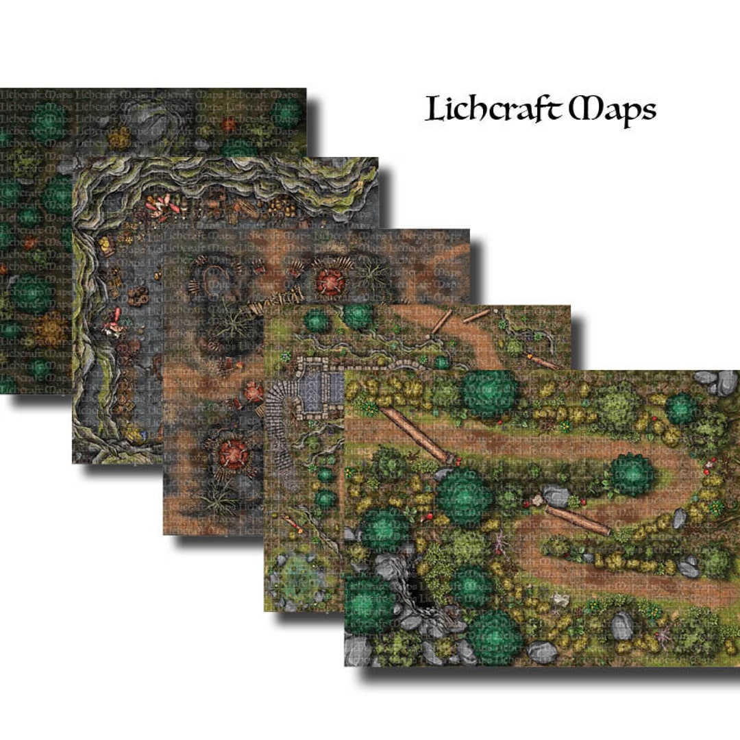 Digital Table Top Fantasy Game Battle Maps - Standard Map Collection ...
