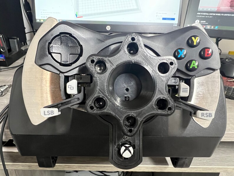Logitech G27 / G29 / G920 / G923 Steering Wheel Adapter Mod Plate - Etsy