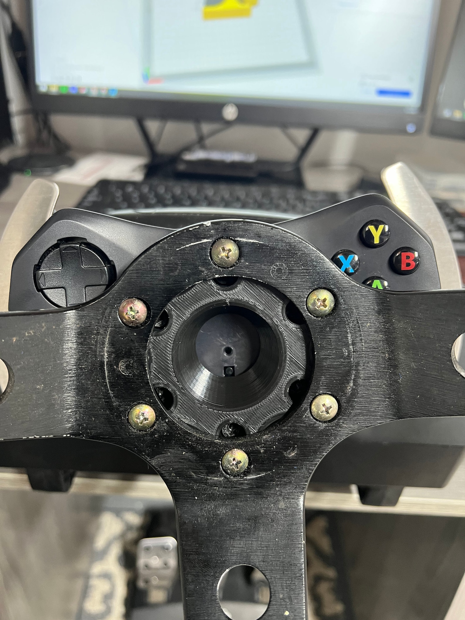 Logitech G27 / G29 / G920 / G923 Steering Wheel Adapter Mod Plate - Etsy