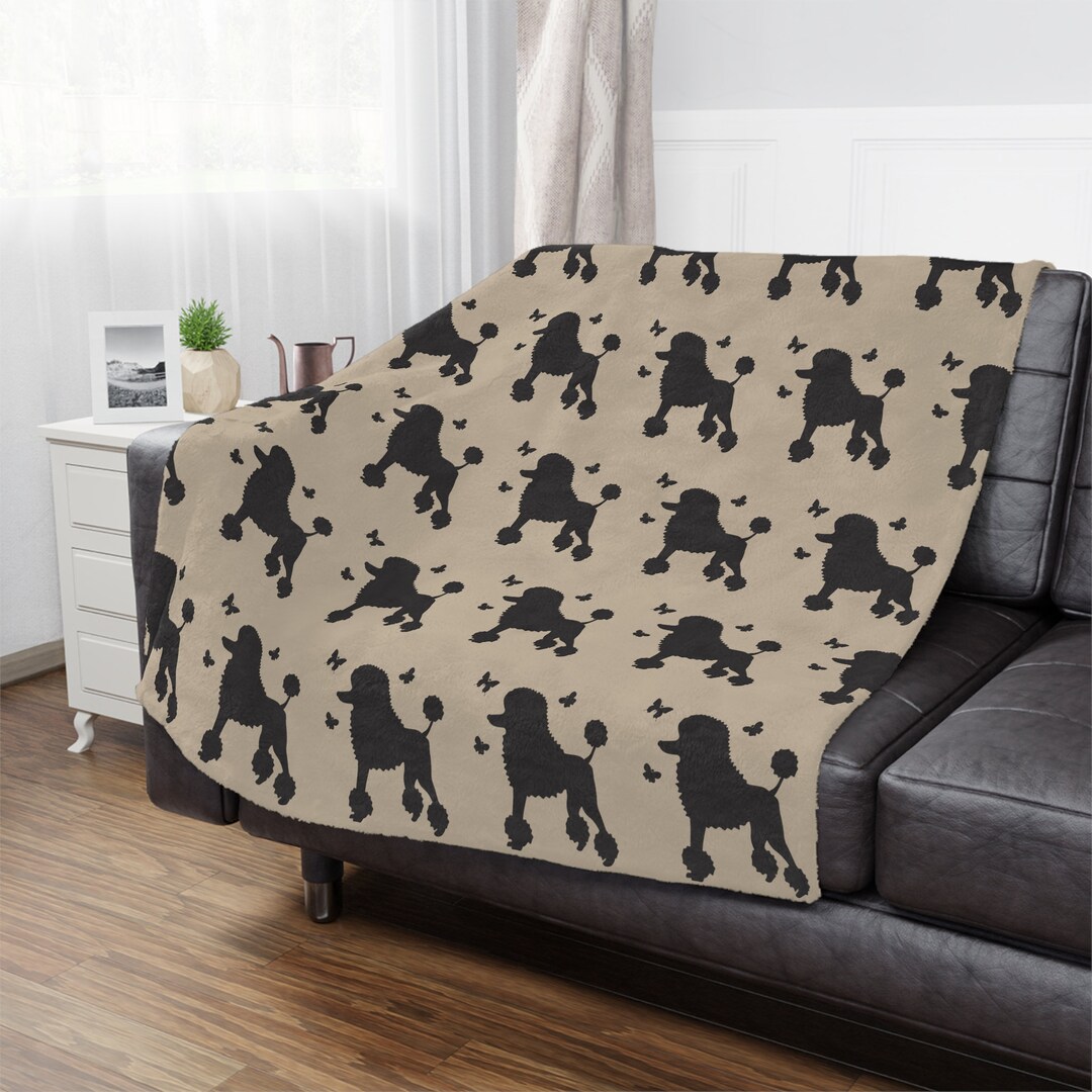 Poodle Blanket Throw Blanket Throw Dog Lover Gift Dog Blanket ...