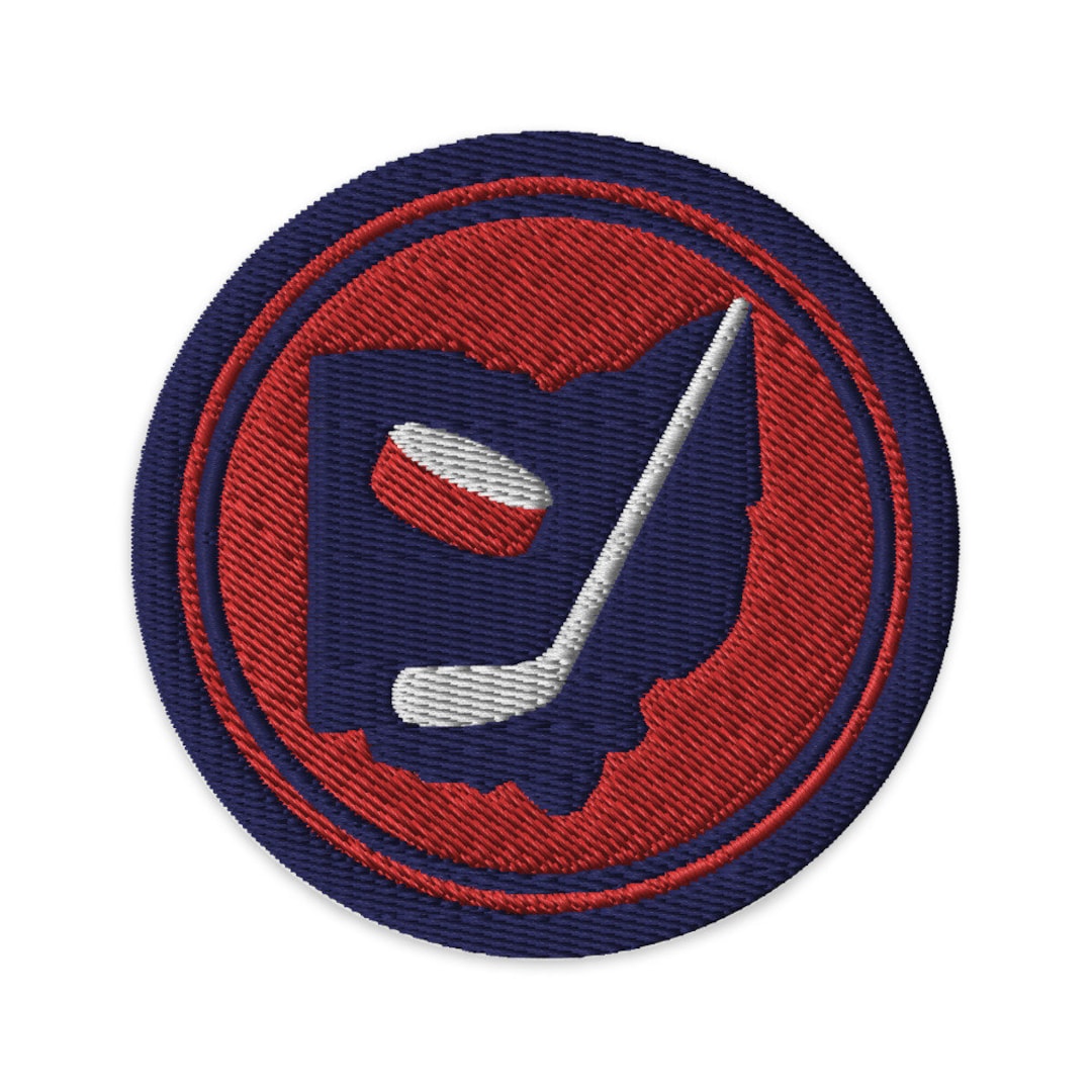 Embroidered Ice Hockey State Patch | Customizable Patch | Iron on Patch ...