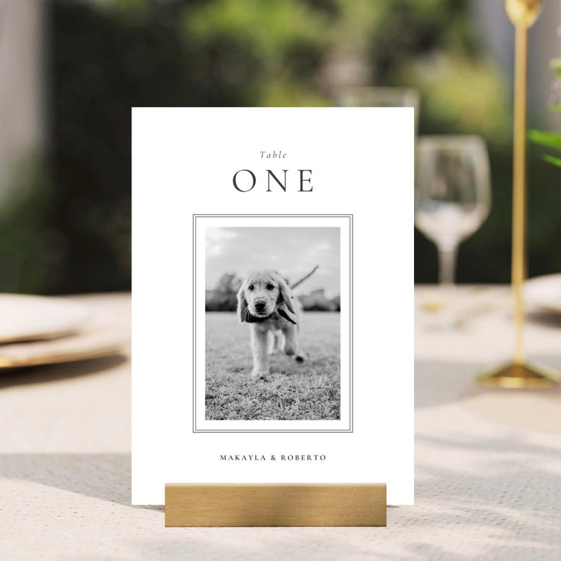 Modern Table Numbers Printable, Simple Table Numbers, Minimalist ...