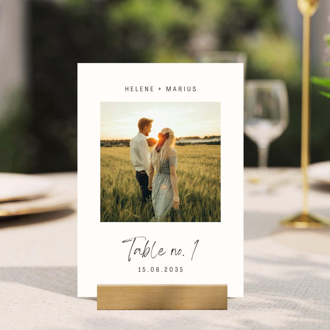 Modern Table Numbers Printable, Simple Table Numbers, Minimalist ...