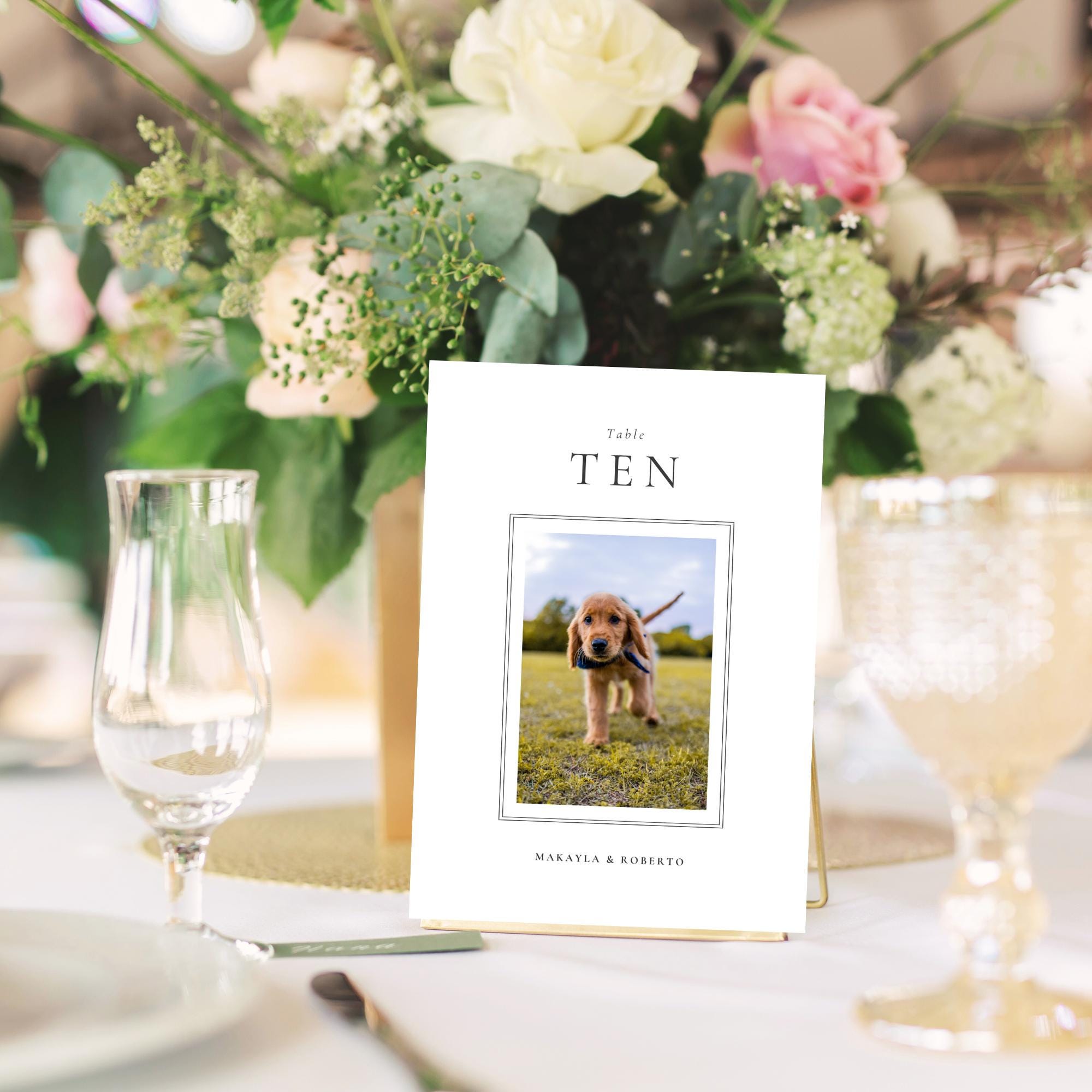 Modern Table Numbers Printable, Simple Table Numbers, Minimalist ...