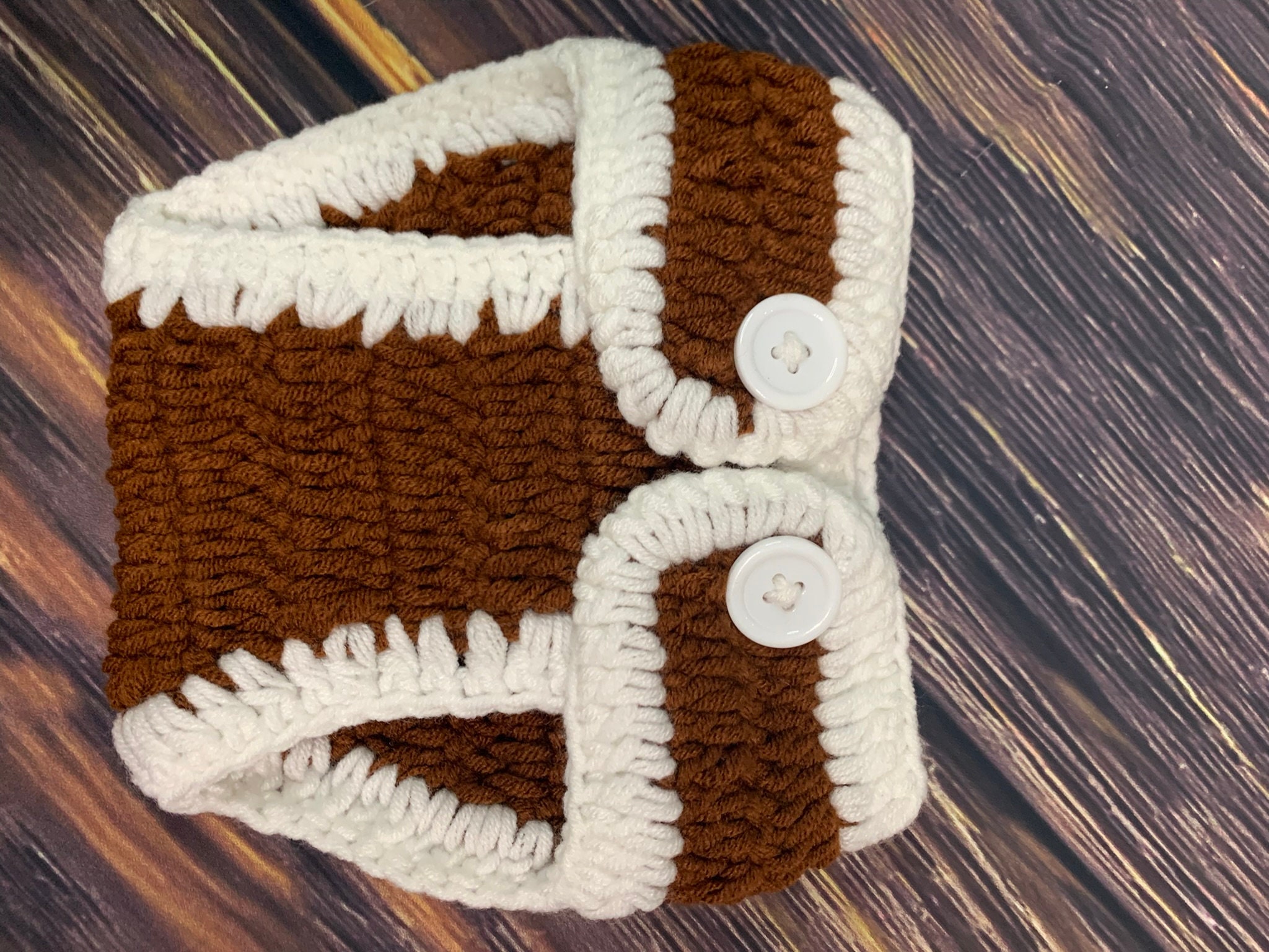 Newborn Baby Football Fan Crochet Outfit - Etsy