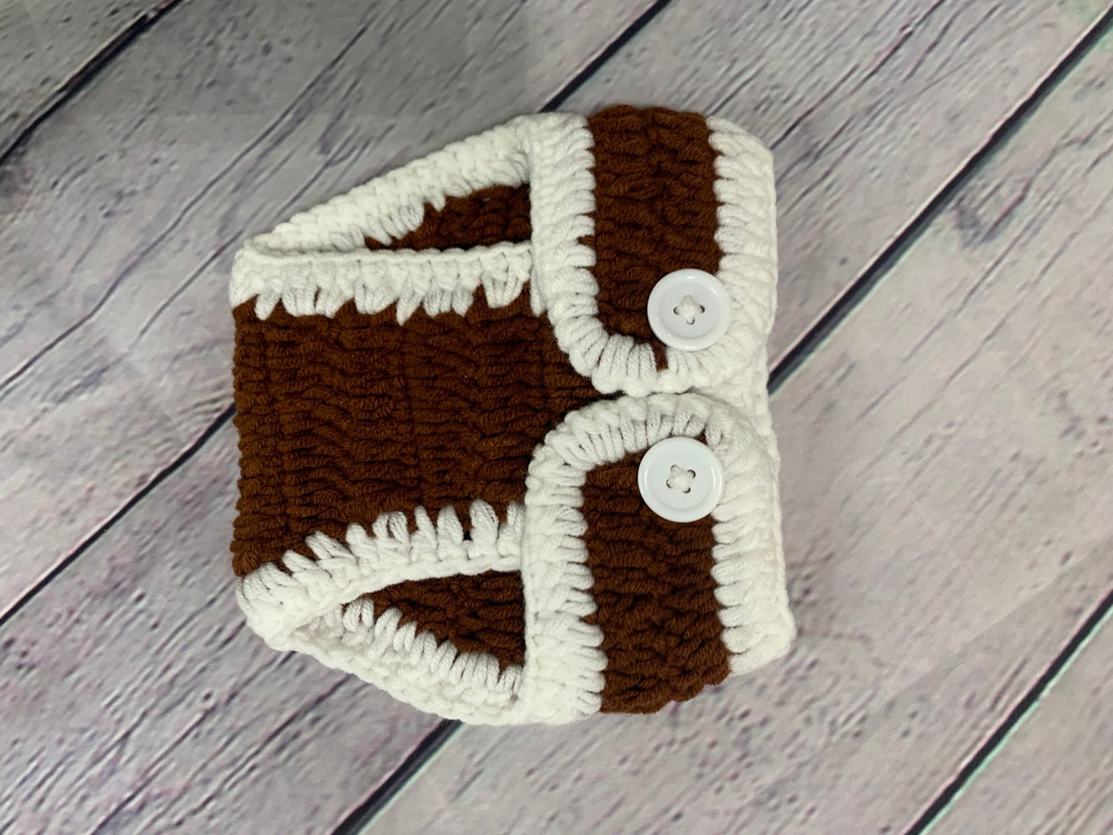 Newborn Baby Football Fan Crochet Outfit - Etsy