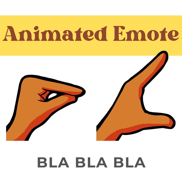 Animated Emote T - Etsy