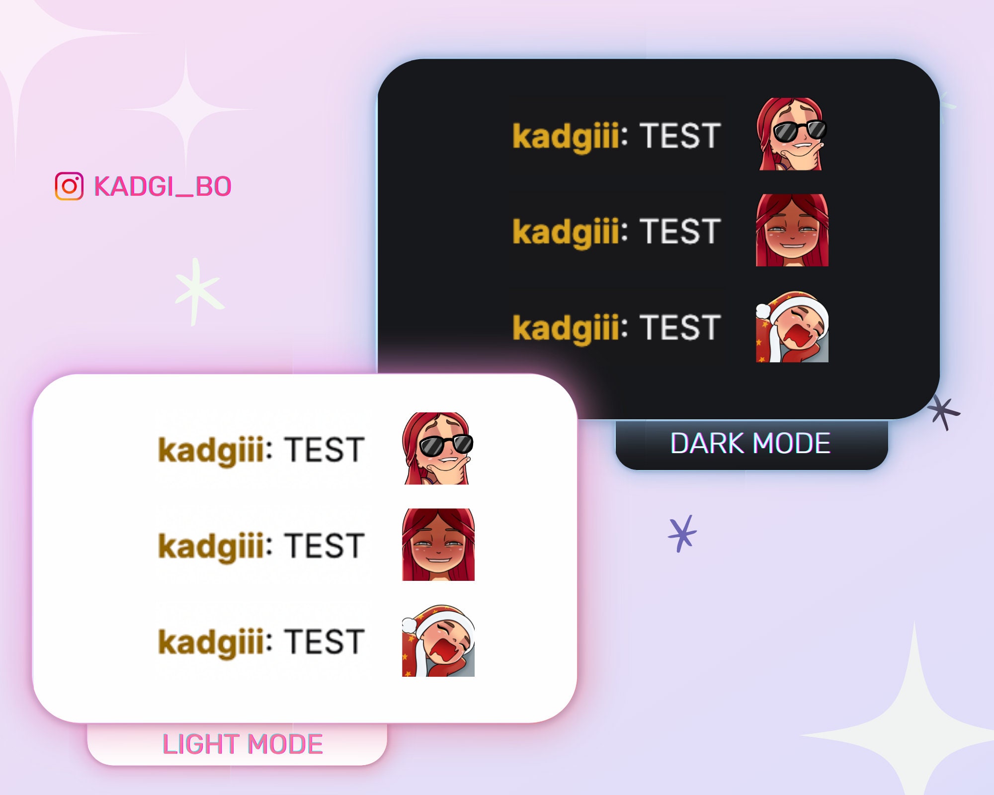 Beautiful Redhead Girl Emotes for Twitch Steaming & Discord - Etsy