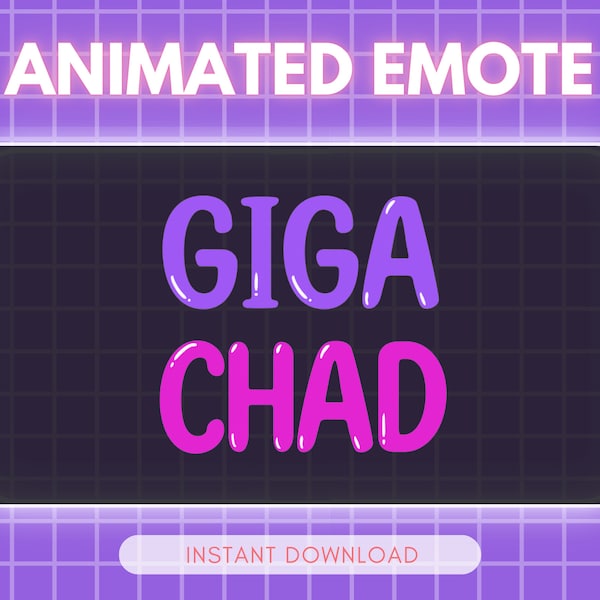 Gigachad Emote - Etsy Australia