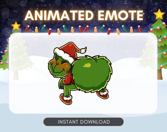 Grinch Animated Gif - Etsy Canada