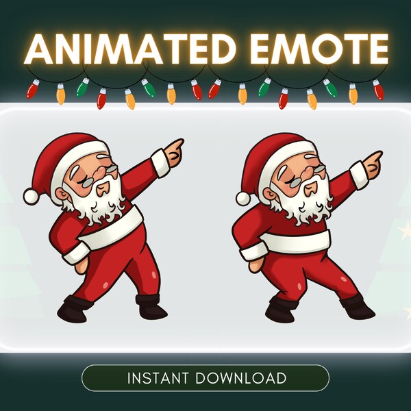 Animated Santa - Etsy