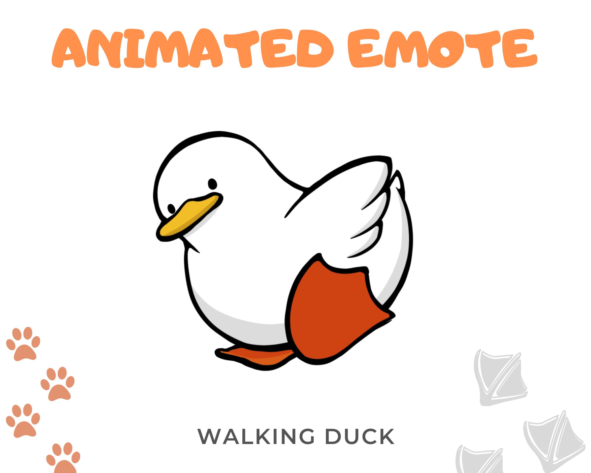 Duck Walk Animated Gif