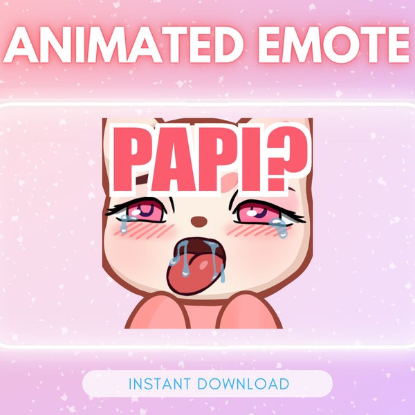 Cat Ahegao Emote - Etsy UK