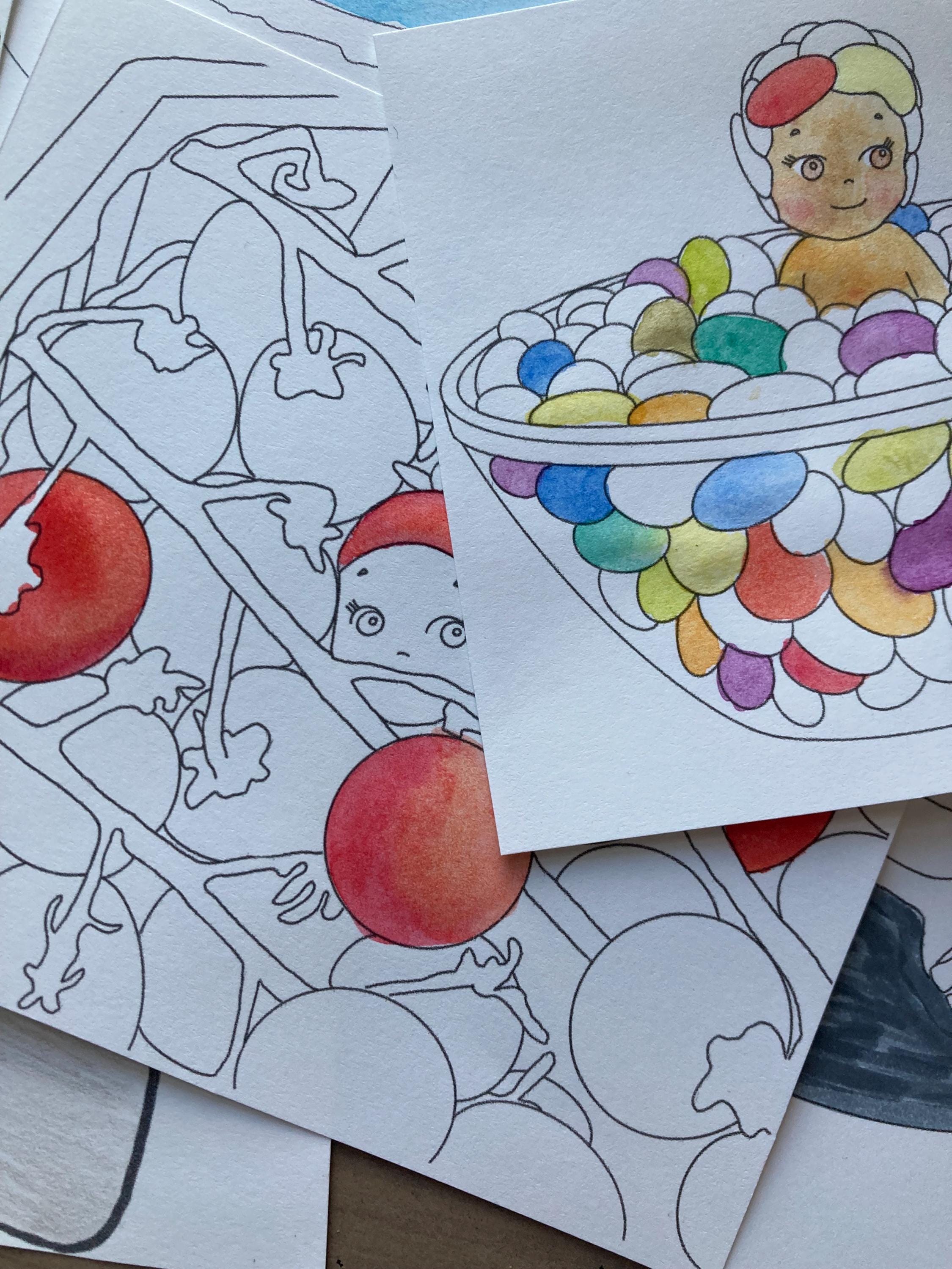 Sonny Angel Coloring Pages - Etsy