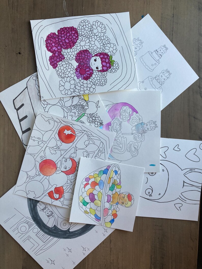 Sonny Angel Coloring Pages - Etsy