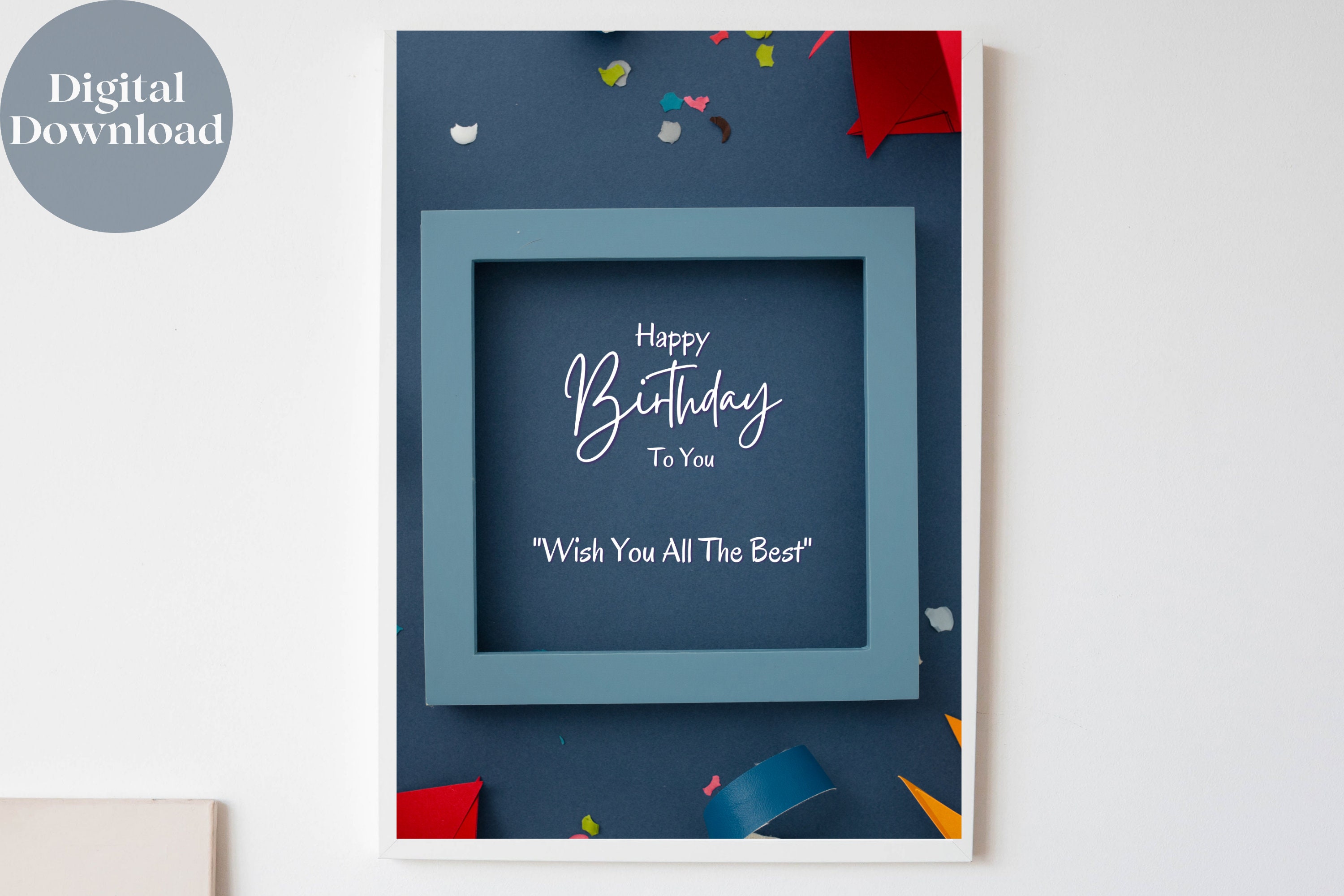 Happy Birthday Sign, Birthday Party Sign, Happy Birthday Printable Sign ...