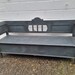 Original Beautiful Grey Farmhouse Vintage Bench From East Europe - Etsy