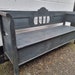 Original Beautiful Grey Farmhouse Vintage Bench From East Europe - Etsy