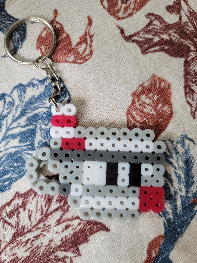 Cuphead Perler Bead Keychain - Etsy