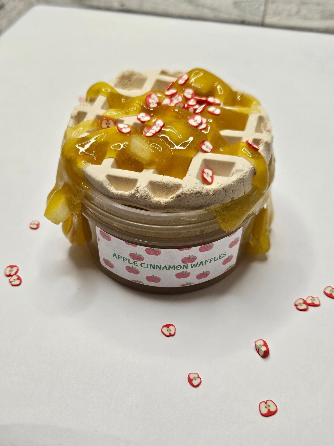 Apple Cinnamon Waffle DIY Slime, Scented Slime, Birthday Gift, Sensory ...