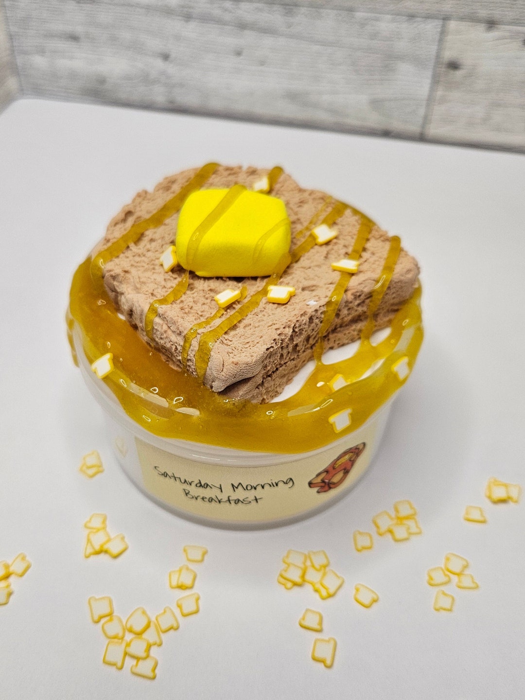 Saturday Morning Breakfast DIY, French Toast Slime, Maple Syrup Scented ...