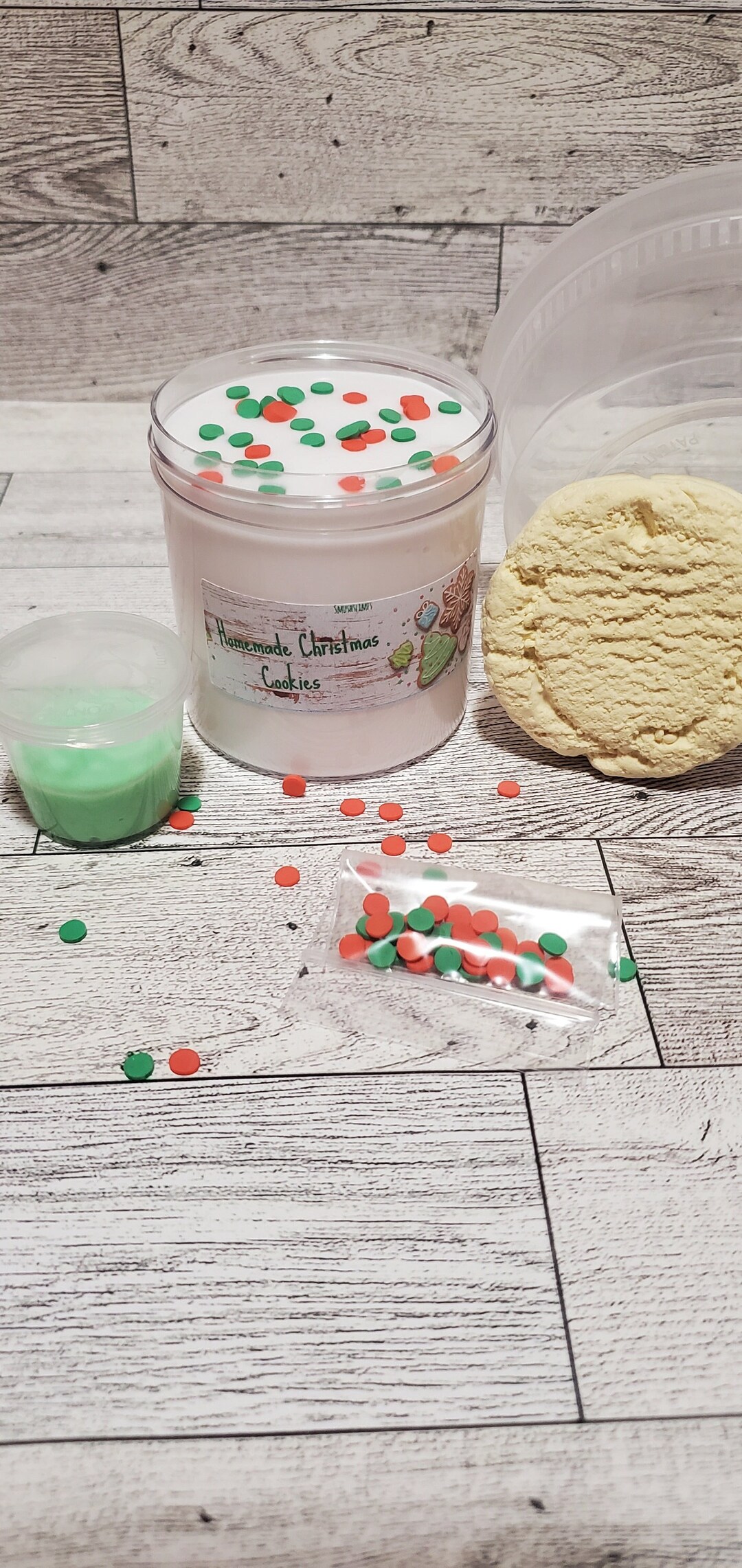 DIY Christmas Cookie Slime, Scented Slime, Christmas Gift, Slime Kit - Etsy