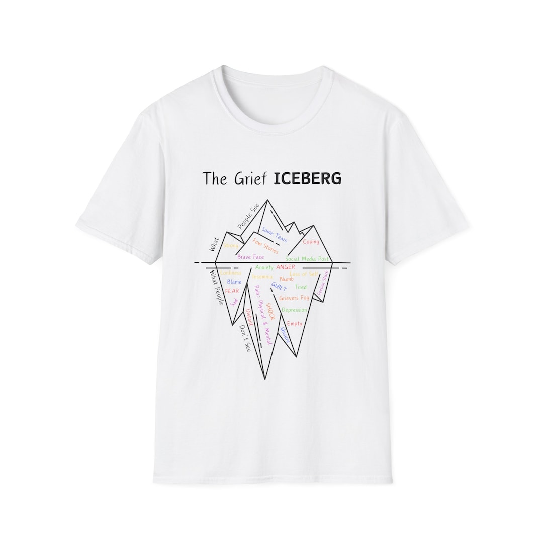 Grief Iceberg Shirt | Grief Tshirt | Grief Gift | Memorial Gift | - Etsy