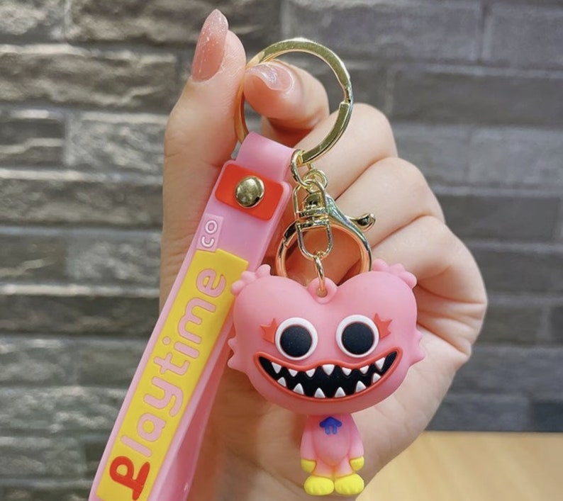 Poppy Play Time Huggy Wuggy and Kissy Missy Key Chains - Etsy
