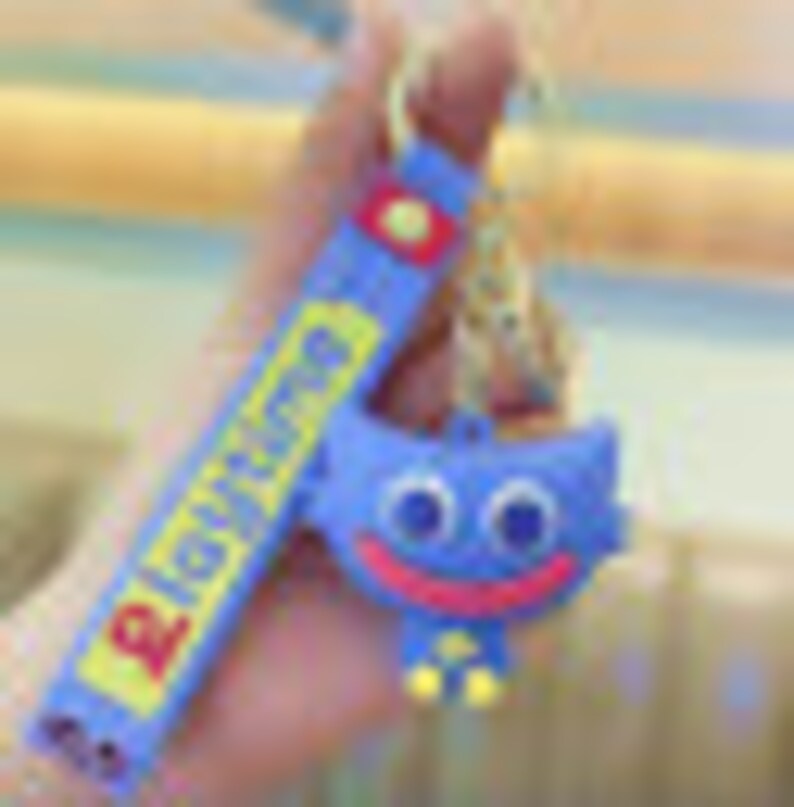 Poppy Play Time Huggy Wuggy and Kissy Missy Key Chains - Etsy