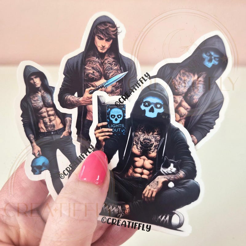 Men Book Stickers - Etsy