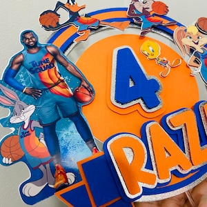 Space Jam Cake Topper | Lebron James | Bugs Bunny - Etsy