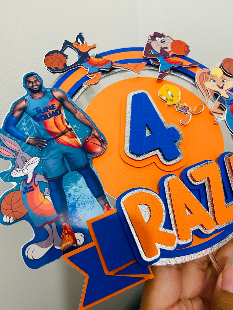 Space Jam Cake Topper | Lebron James | Bugs Bunny - Etsy