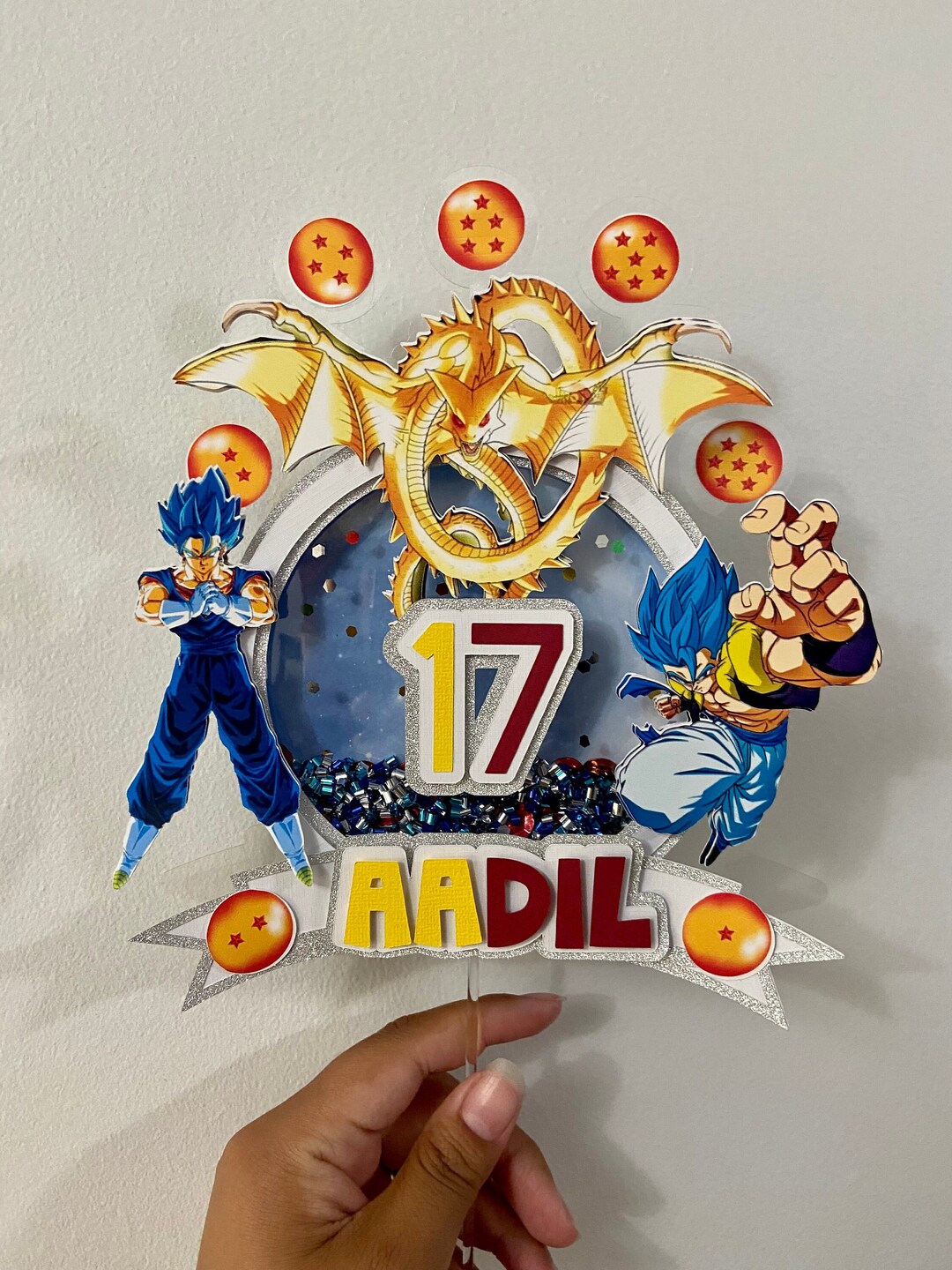 Dragon Ball Z Cake Topper Shaker | Dragonball Z - Etsy