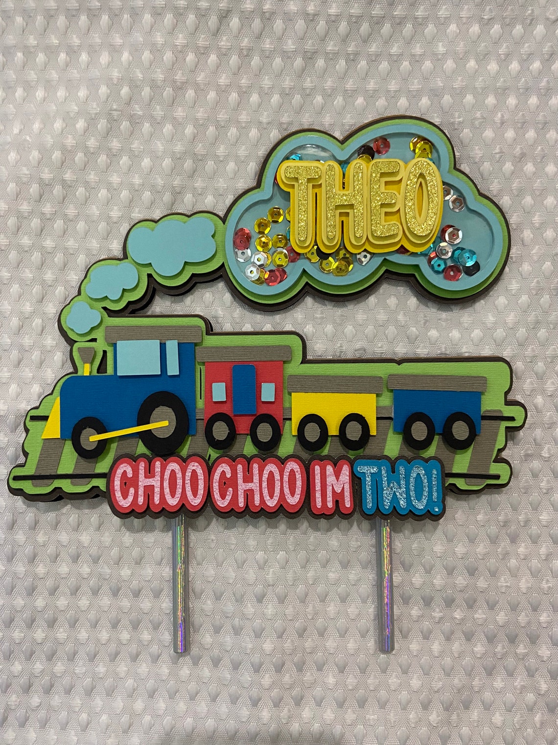 Train Cake Topper - Etsy