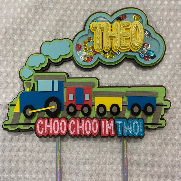 Train Cake Topper - Etsy