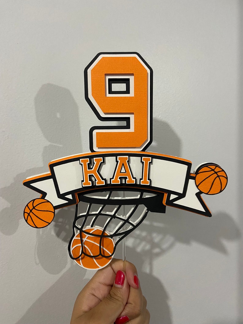 Basketball Cake Topper Sports Birthday - Etsy