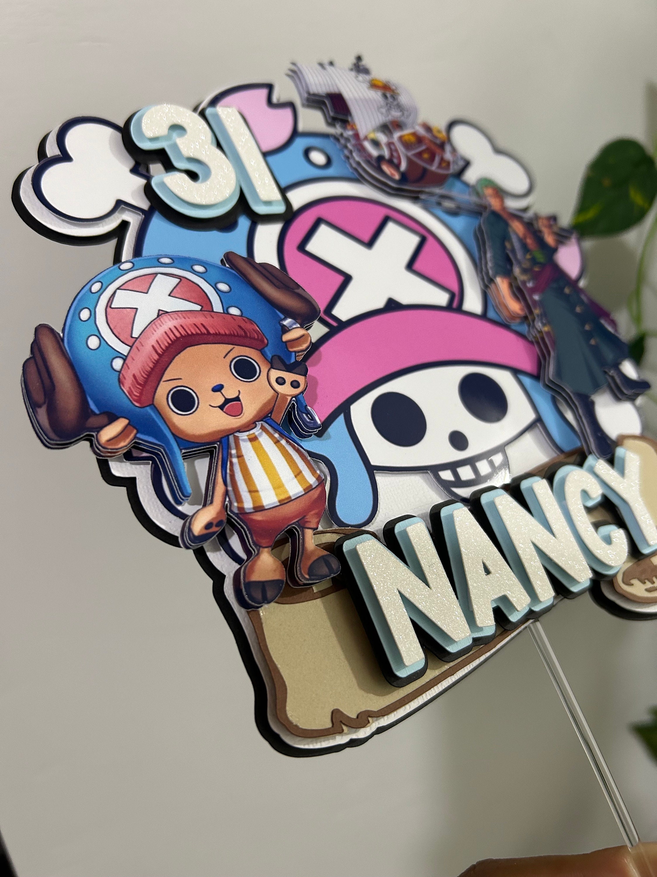 One Piece Cake Topper | Anime | Chopper - Etsy