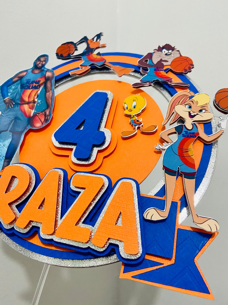 Space Jam Cake Topper | Lebron James | Bugs Bunny - Etsy